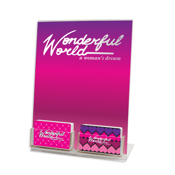 Two Gift Card Display Stand | EZFacility Store