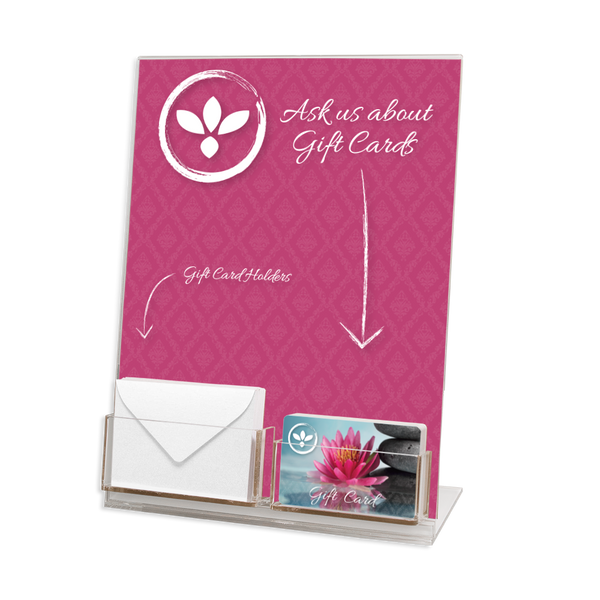 Gift Card and Envelope Display Stand | EZFacility Store